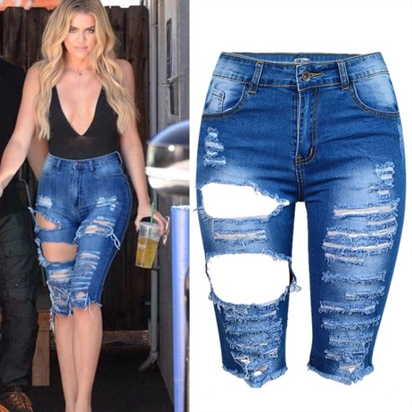 Jeans | Distressed Denim Shorts | Poshmark
